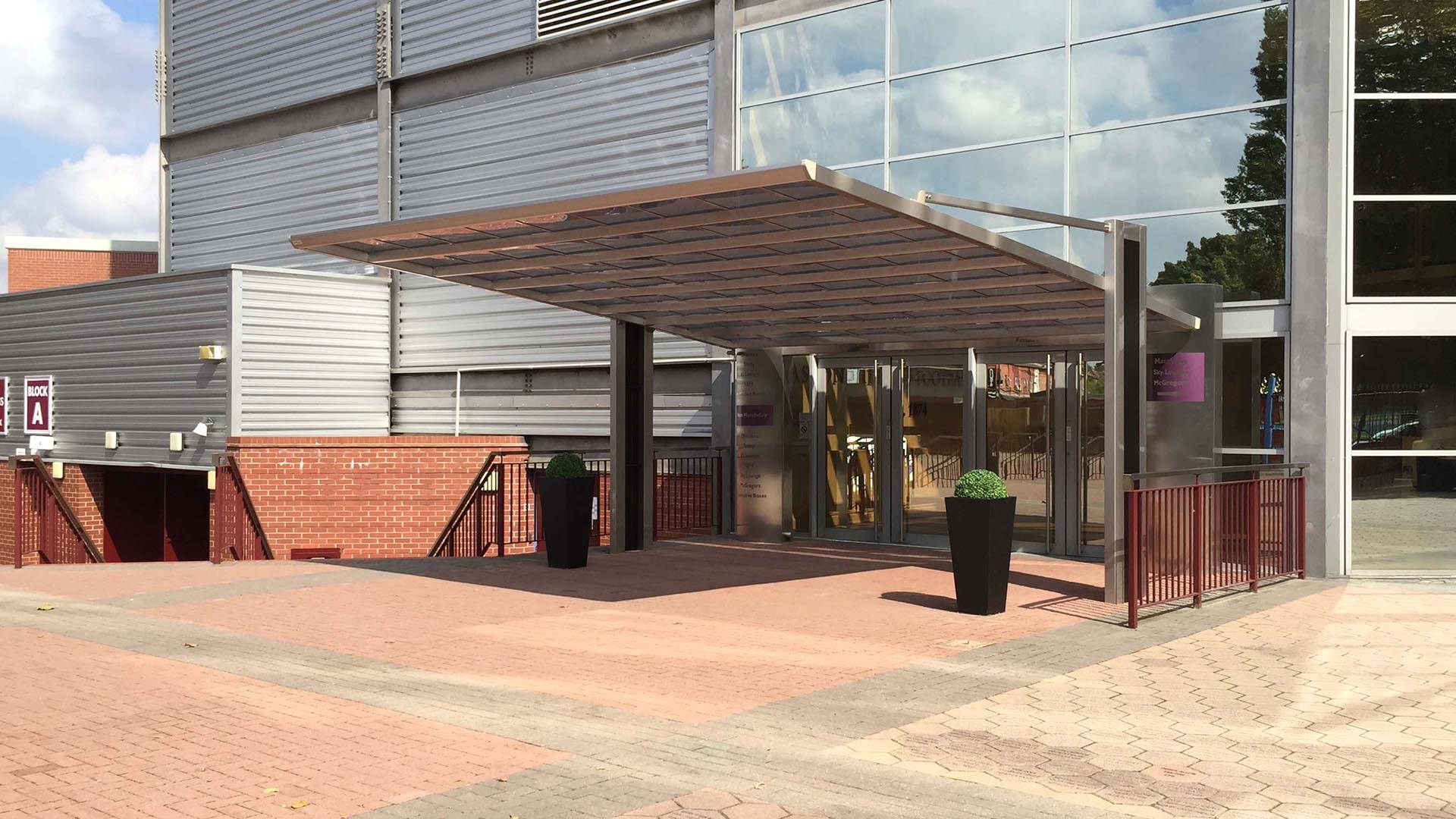 Commercial Entrance Canopy | Entry Canopies | Canopies UK