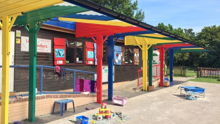 Outdoor Seating for Primary Schools | Ideas from Canopies UK
