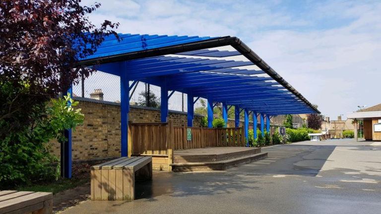 Outdoor Seating for Primary Schools | Ideas from Canopies UK