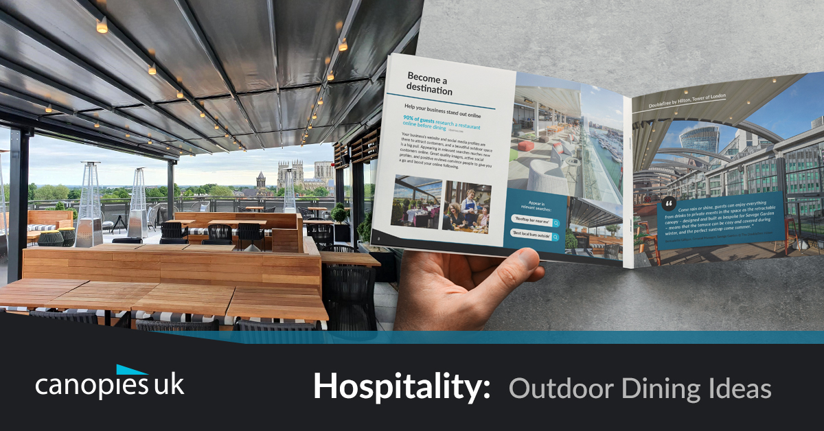 Hospitality Outdoor Dining Ideas - Canopies UK