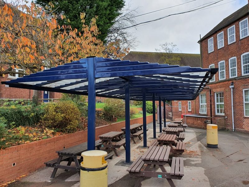 Covered Seating Areas for Schools | Ideas from Canopies UK