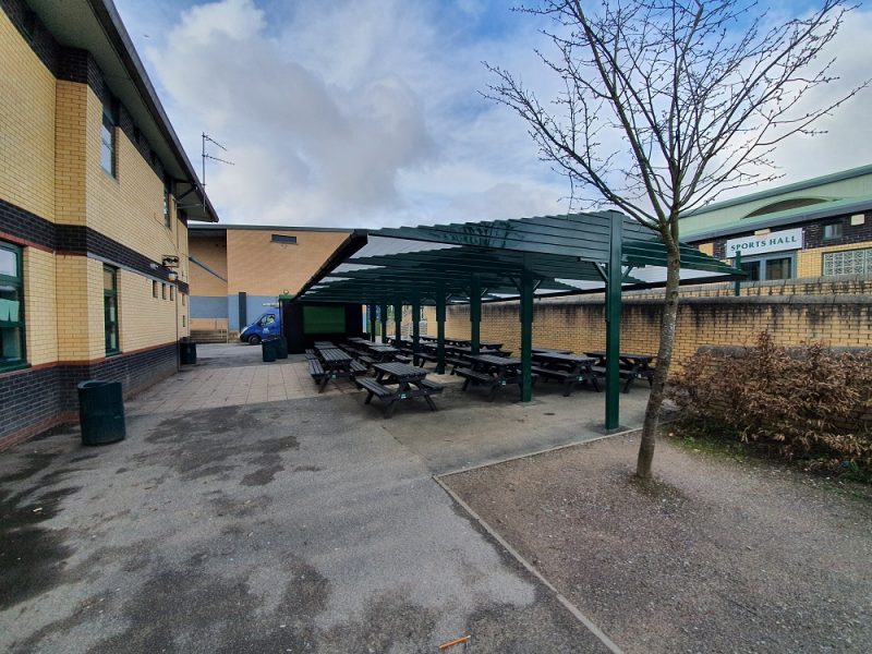 Covered Seating Areas for Schools | Ideas from Canopies UK