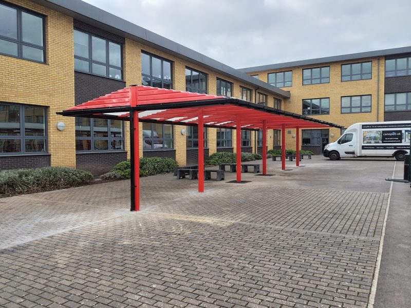Covered Seating Areas for Schools | Ideas from Canopies UK
