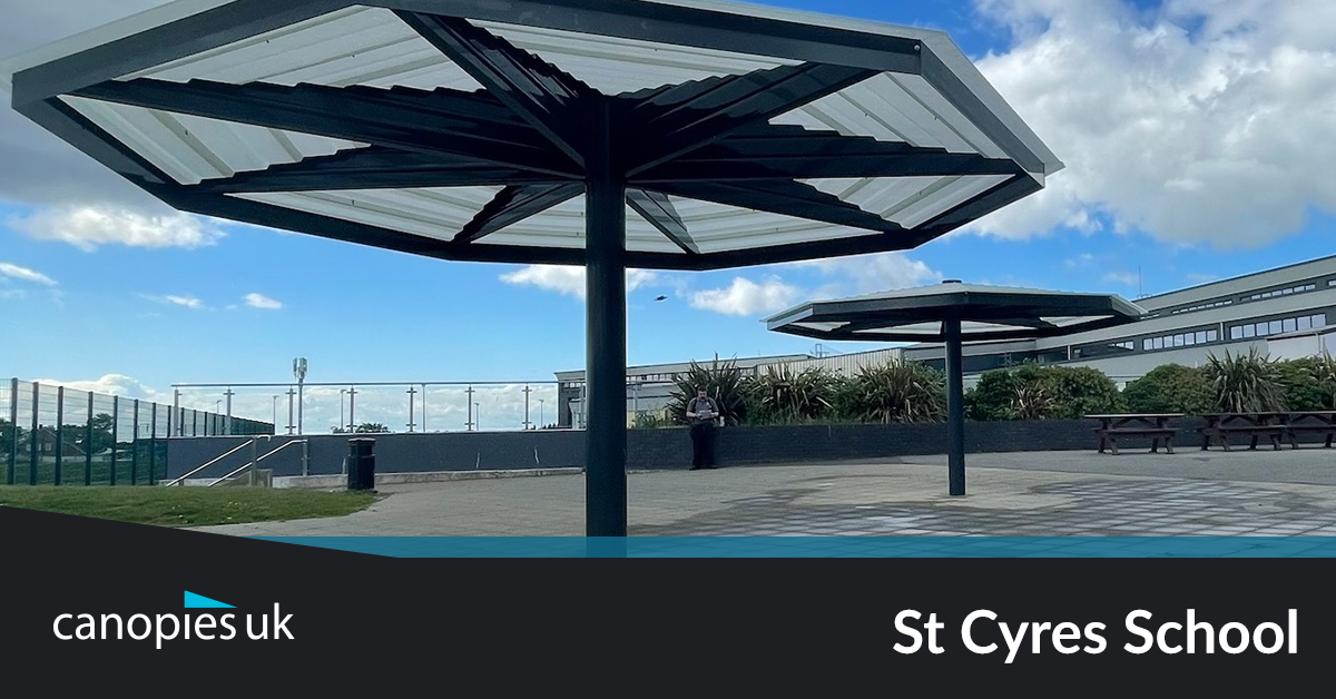St Cyres School, Penarth Case Study - Canopies UK
