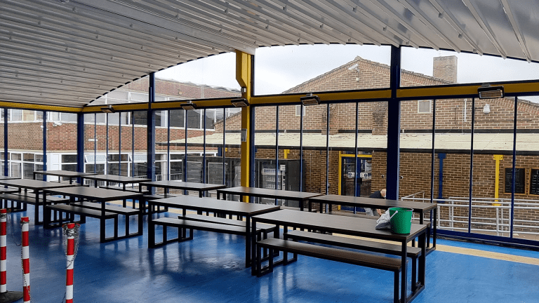 Woodcote High School Case Study - Canopies UK