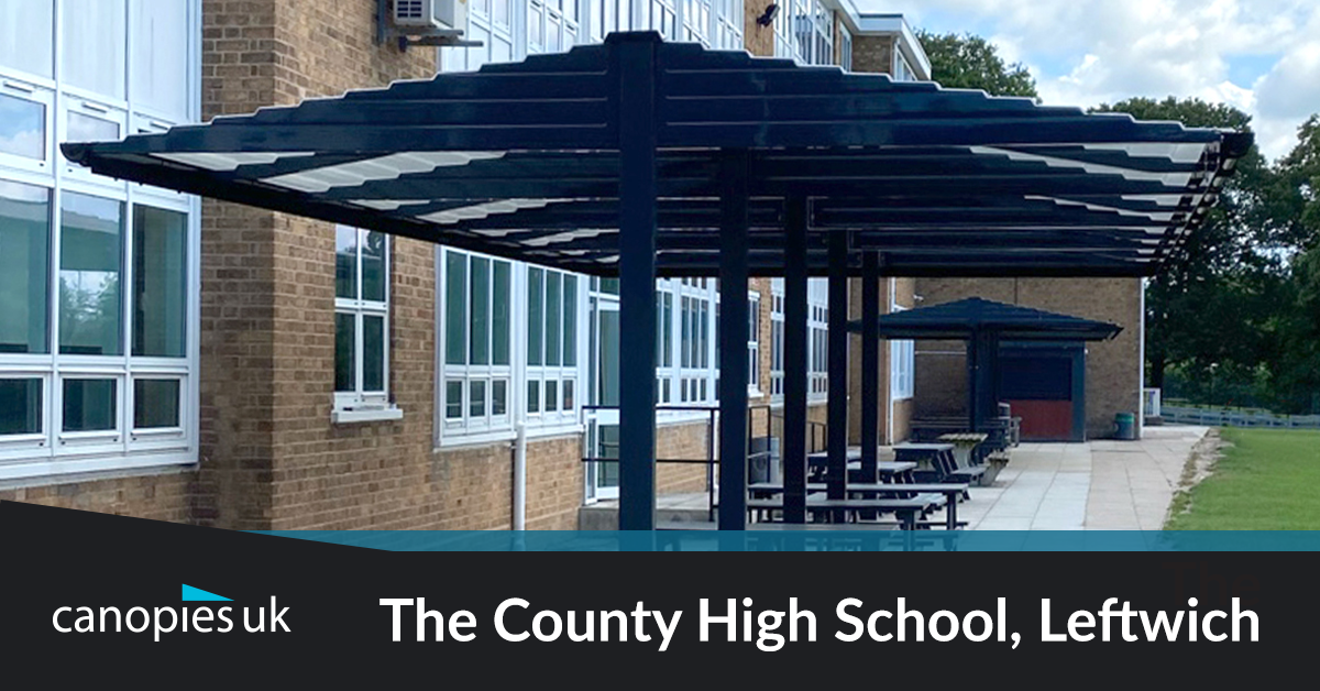 The County High School, Leftwich Case Study - Canopies UK