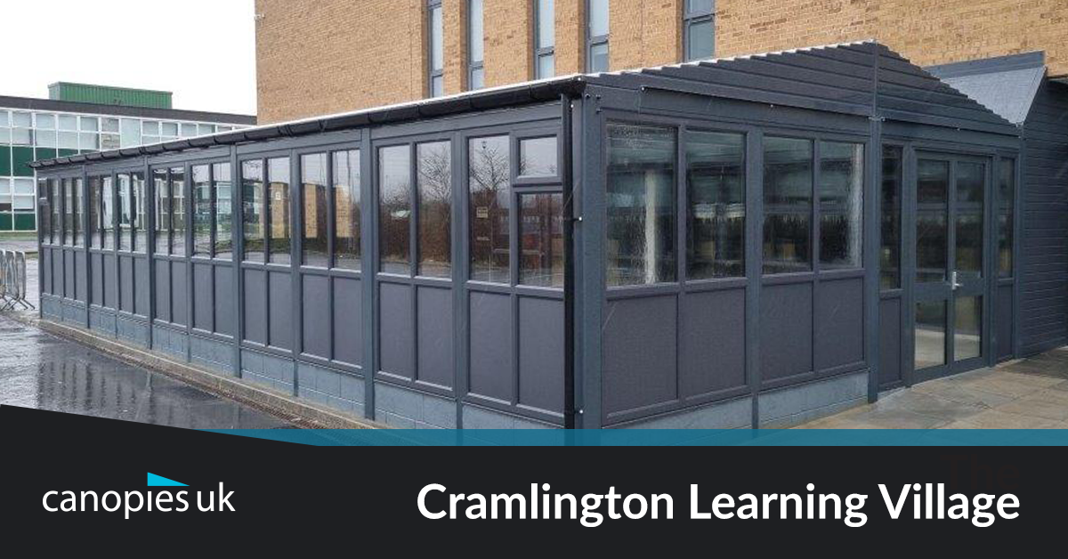 Cramlington Learning Village Case Study - Canopies UK