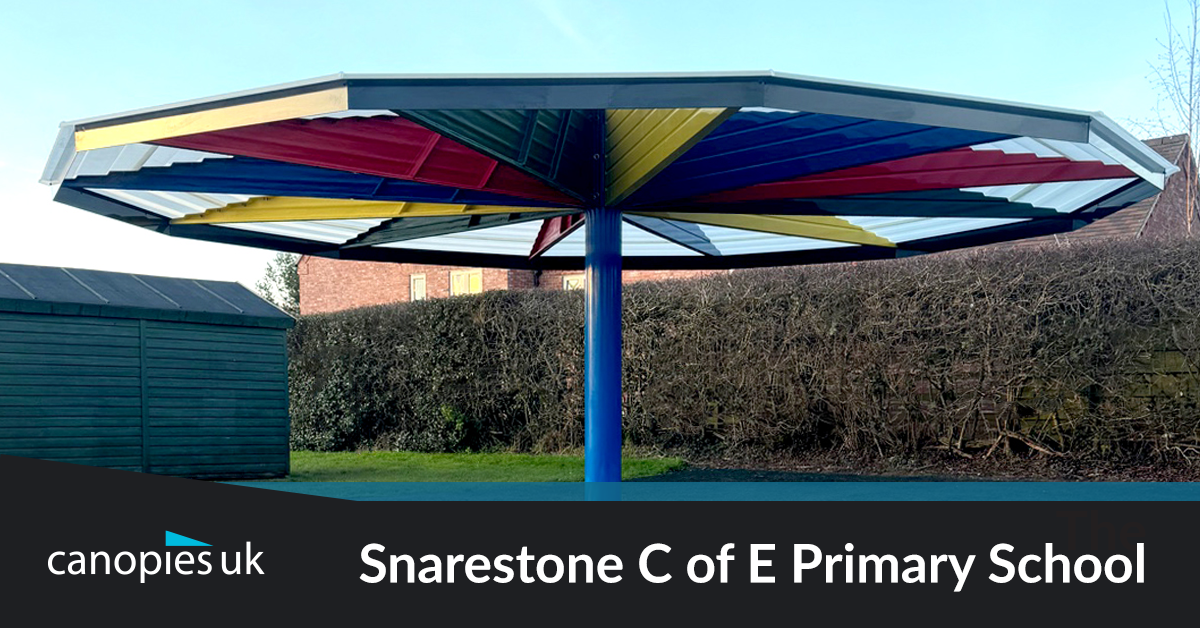Snarestone C of E Primary School Case Study - Canopies UK