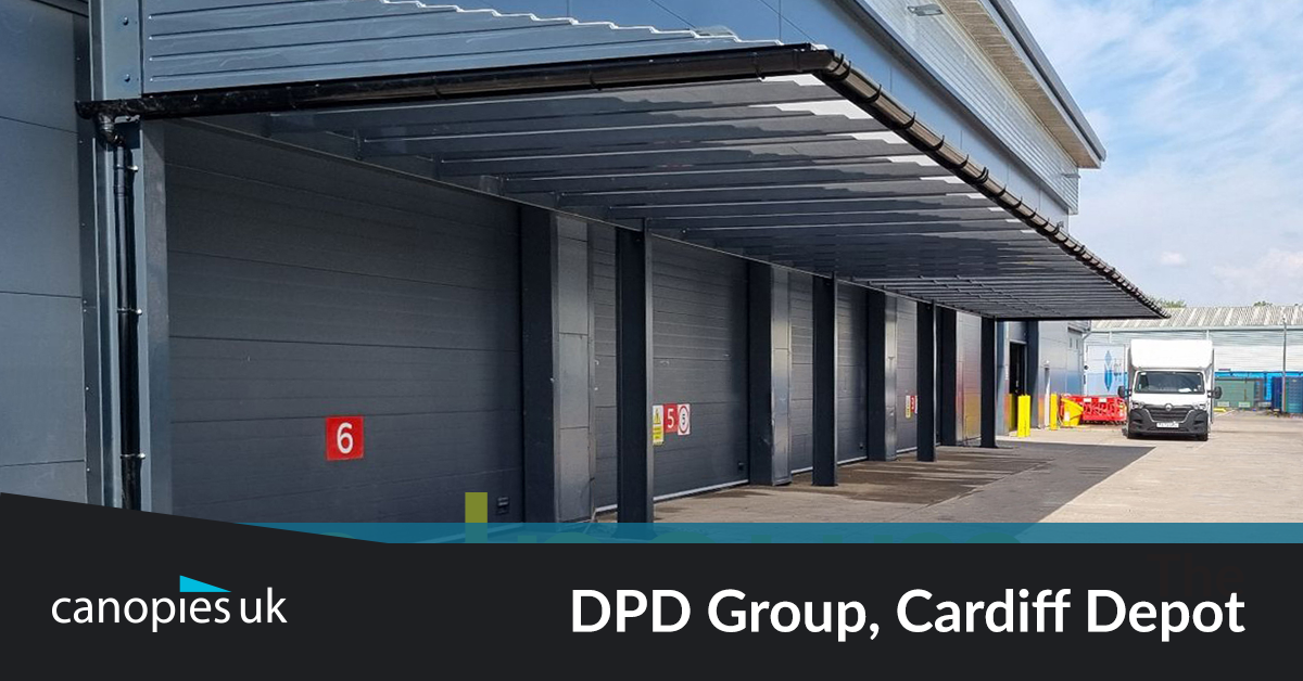 DPD Cardiff Depot Case Study - Canopies UK